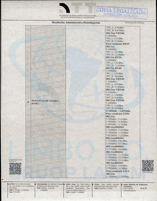 Bolivia Type Approval | Homologation requirements